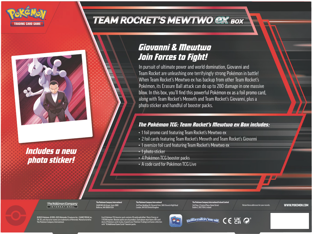 Pokémon Team Rocket's Mewtwo ex Box (EN) – Pokecard Store