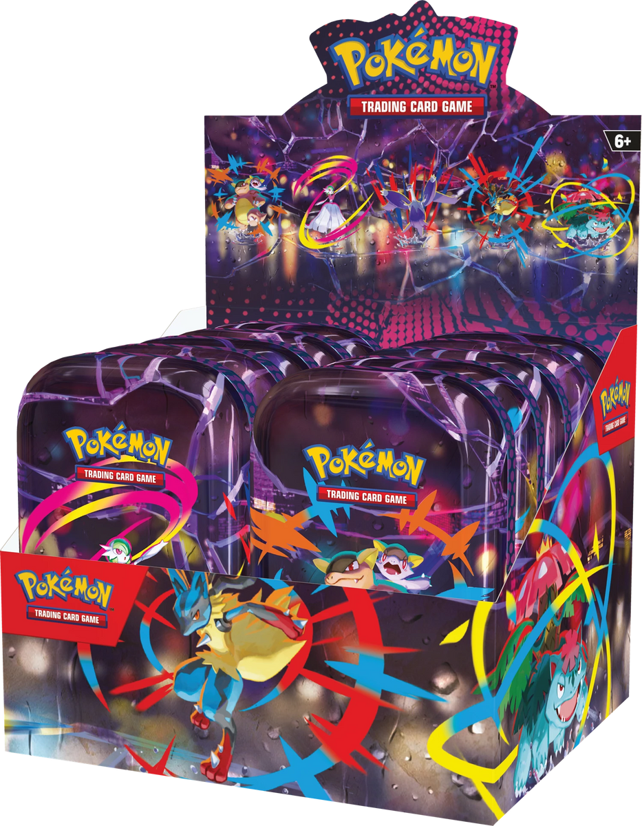 Pokemon Mega Evolution Mini Tin Display (EN) - Pokecard Store