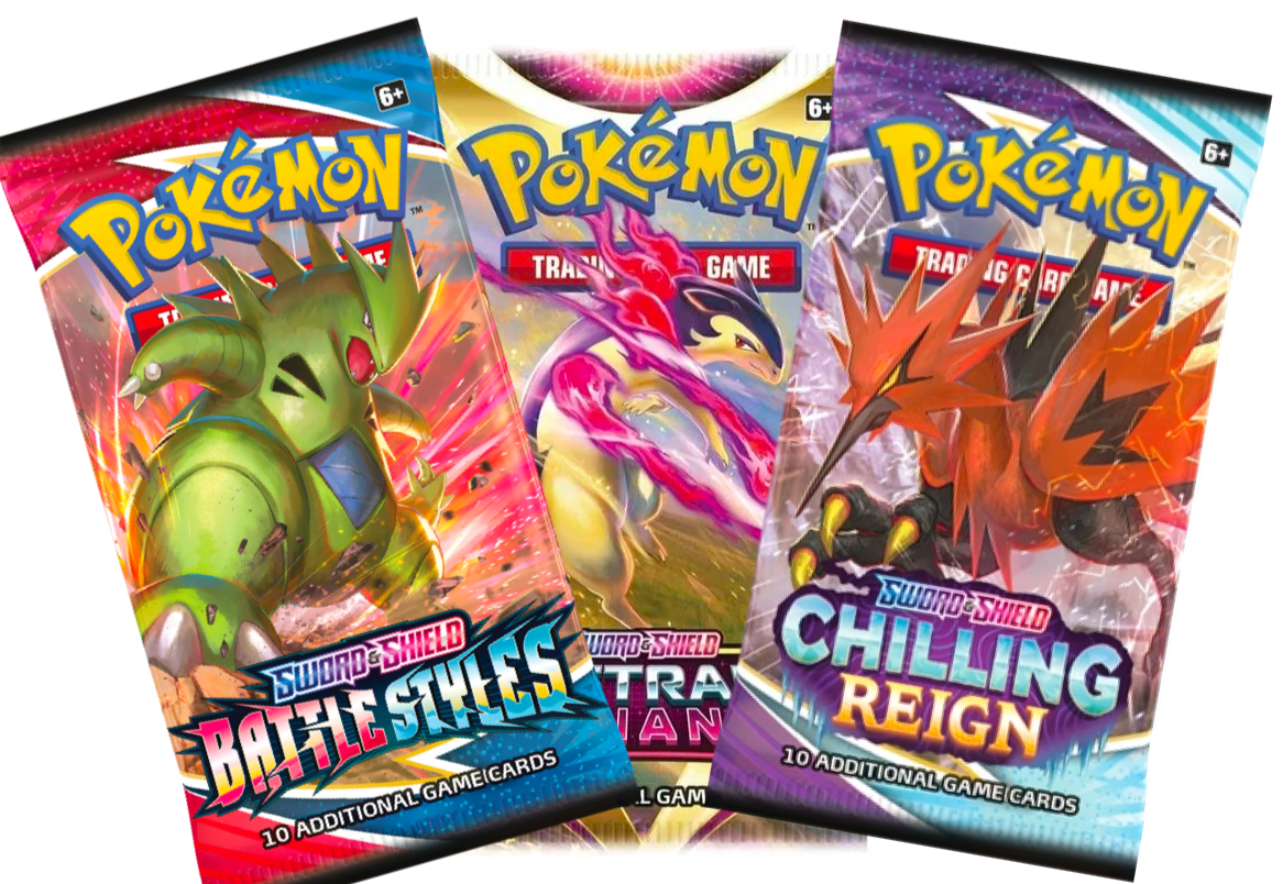 100 Random Pokemon SWSH&SV Booster Packs (EN) – Pokecard Store