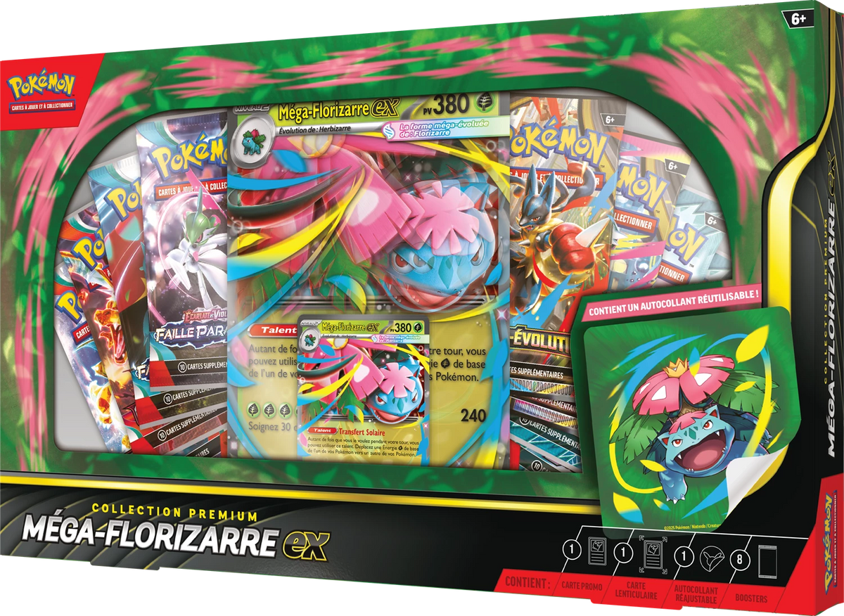 Pokémon Méga Florizarre ex Premium Collection (FR) – Pokecard Store
